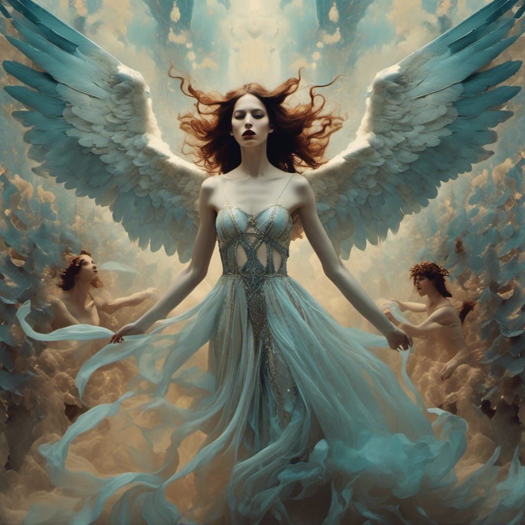 Angel Rising - AI Generated Artwork - NightCafe Creator