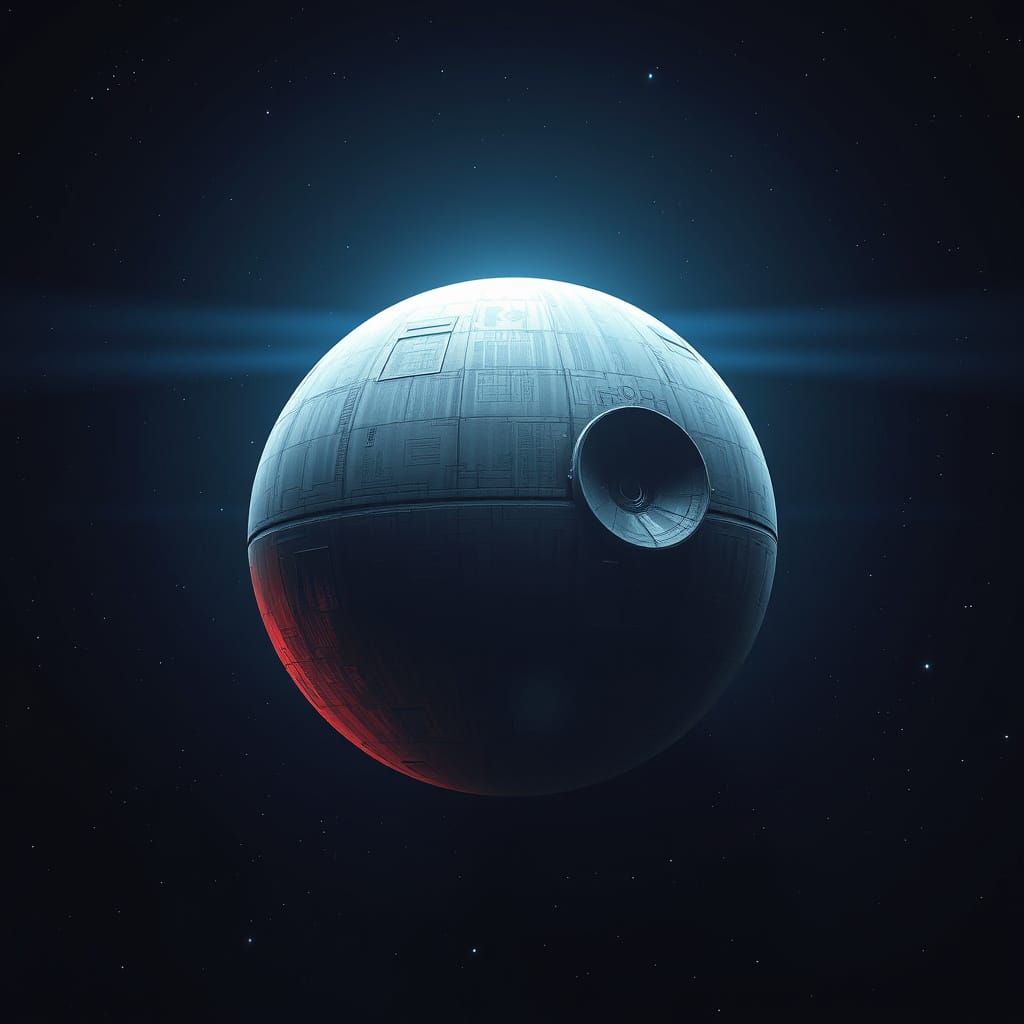 star wars death star - Ominous Imperial Death Star Dominates...