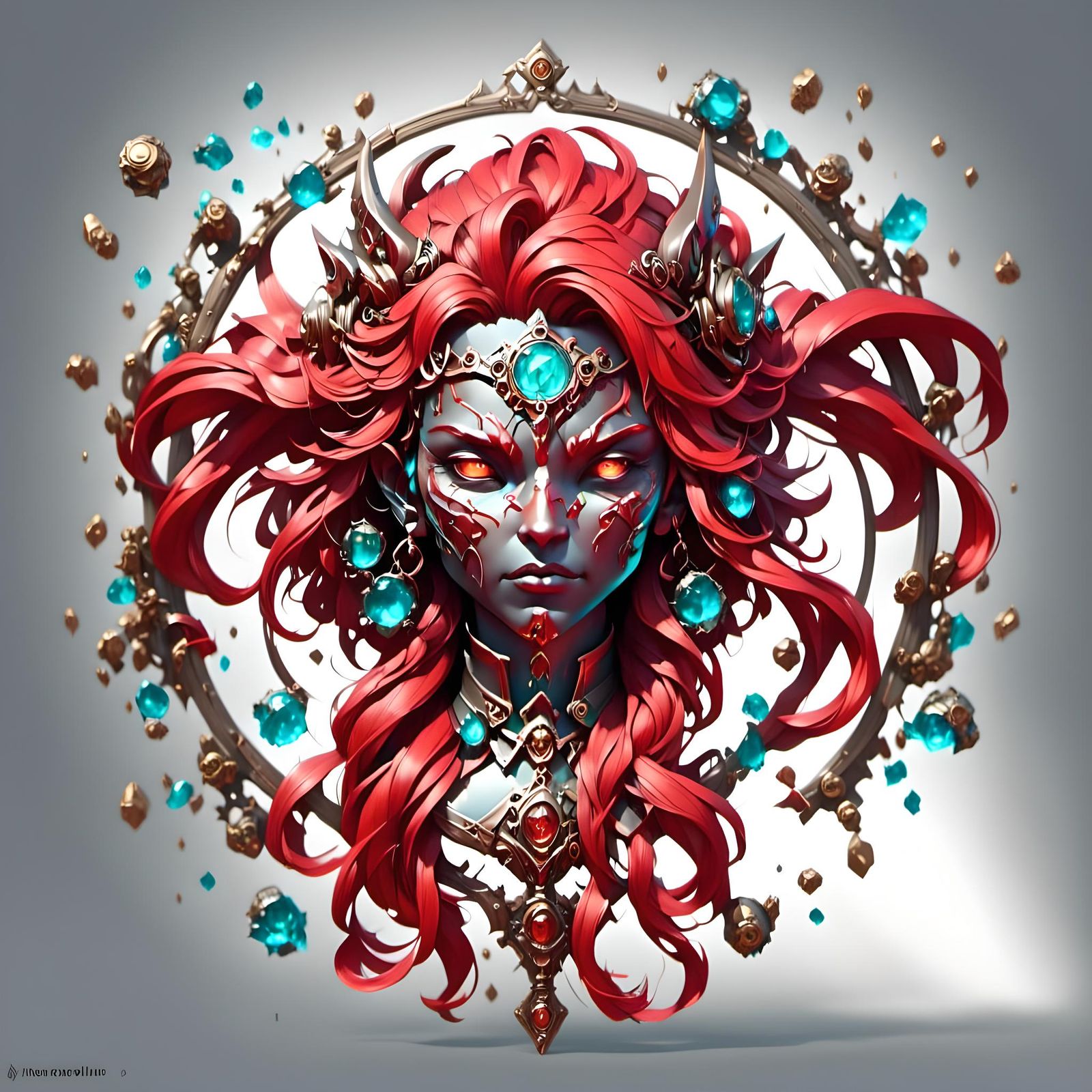 Relic Key that has the Creature Emblem onto the key - AI Generated ...