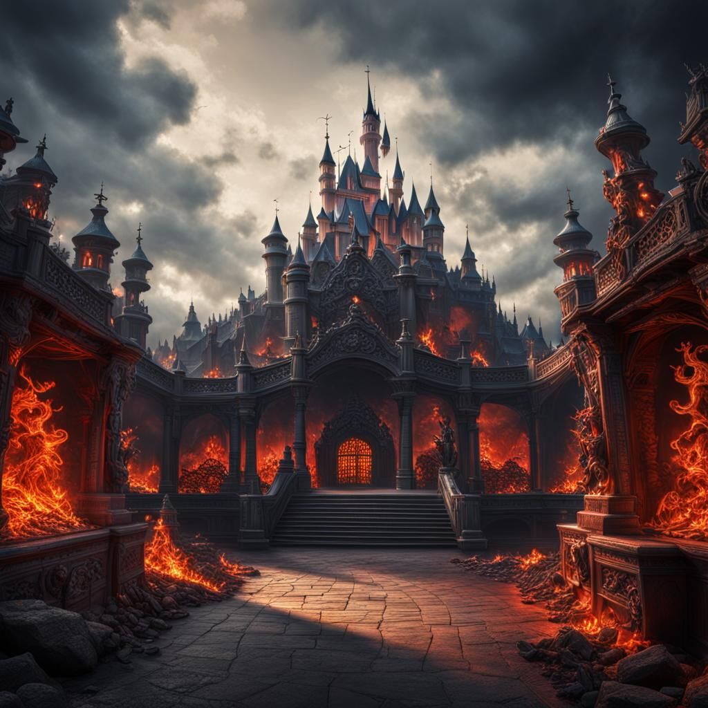 HELL DISNEY - AI Generated Artwork - NightCafe Creator