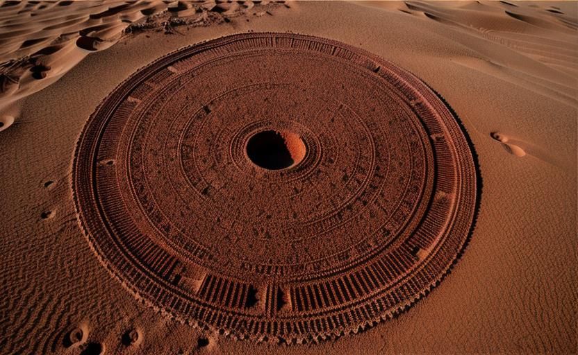 Mandala on Mars - AI Generated Artwork - NightCafe Creator