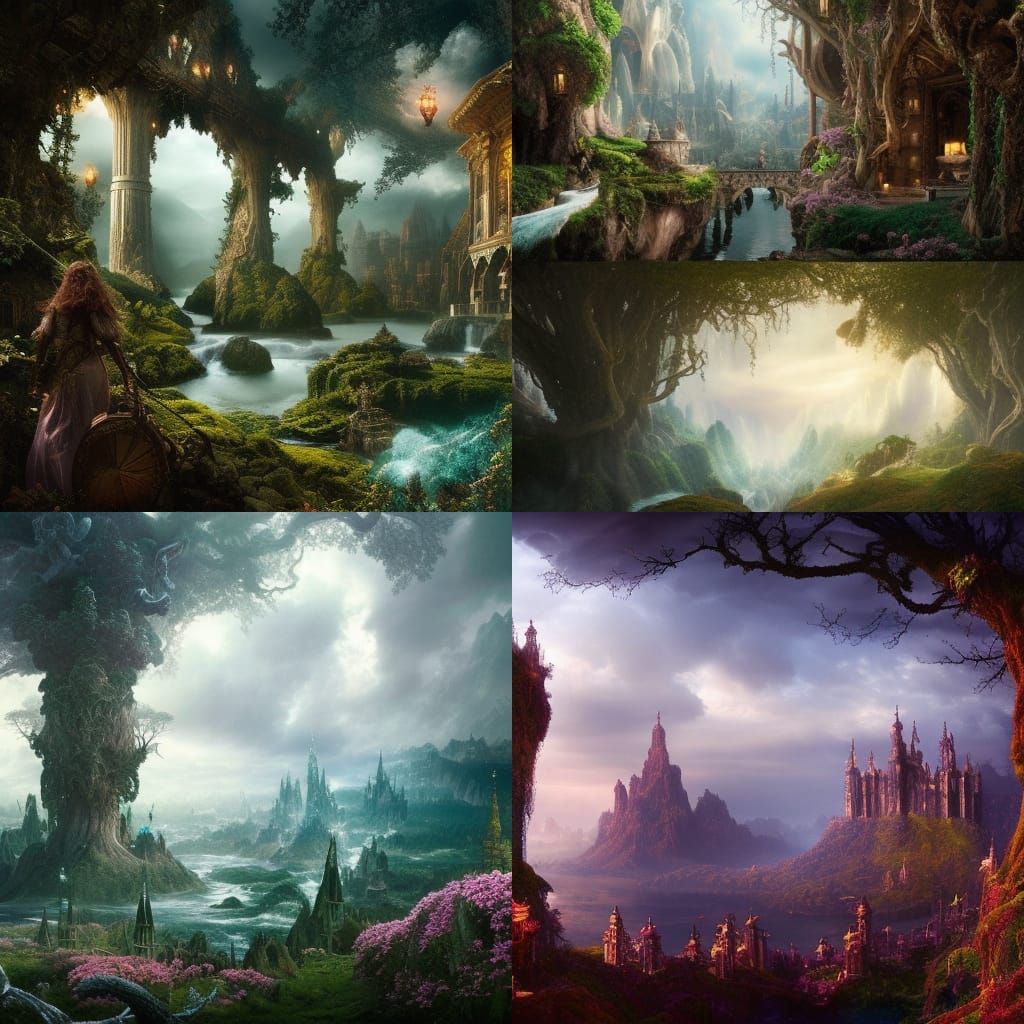 Enchanted Lands - AI Generated Artwork - NightCafe Creator