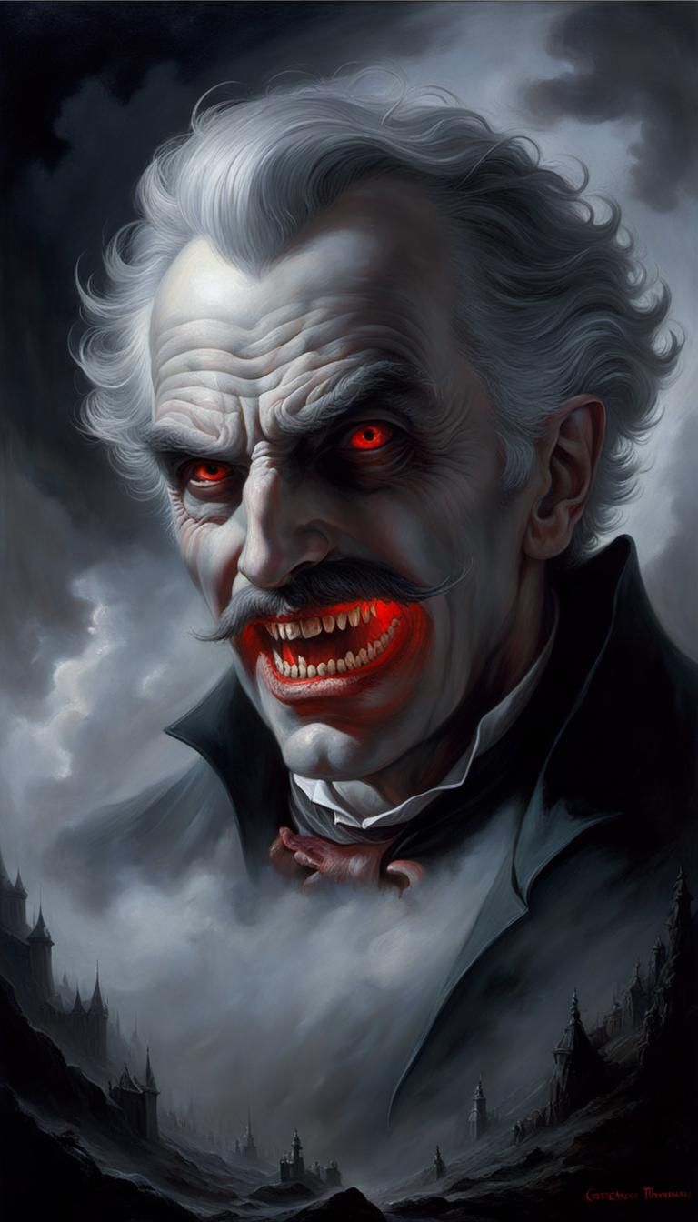 Terrifying shadow vampire - AI Generated Artwork - NightCafe Creator