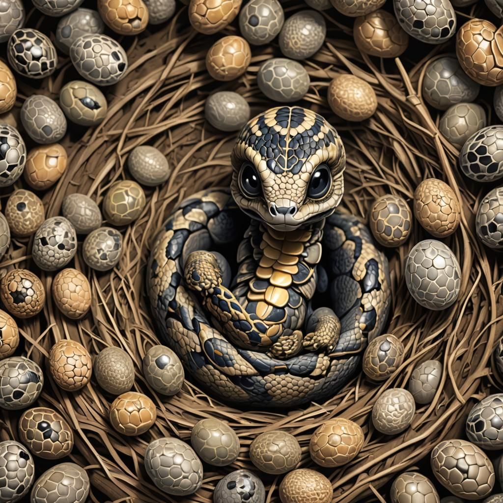 Baby Cobra - AI Generated Artwork - NightCafe Creator