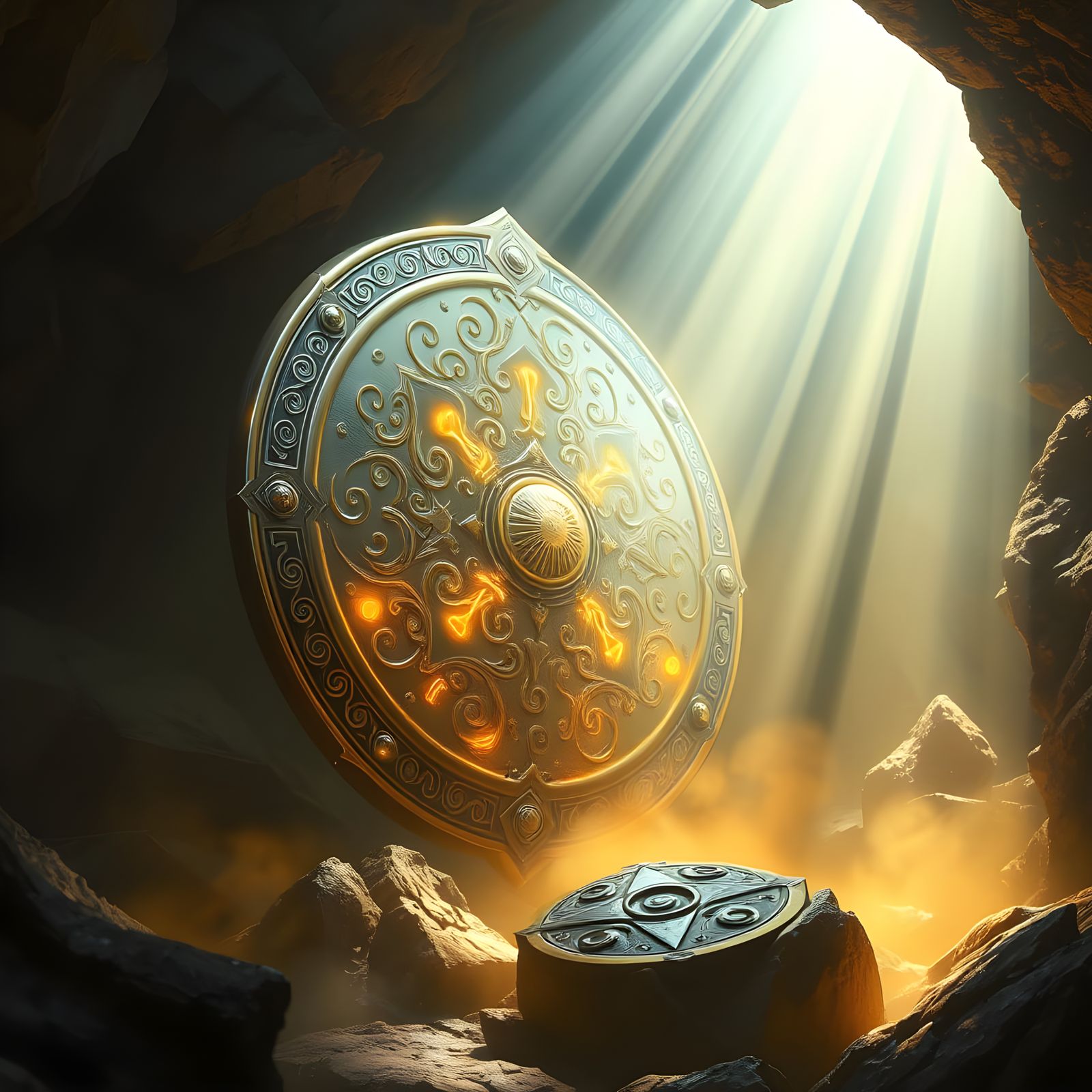 An ancient magical shield, its power unknown, lost for centuries...