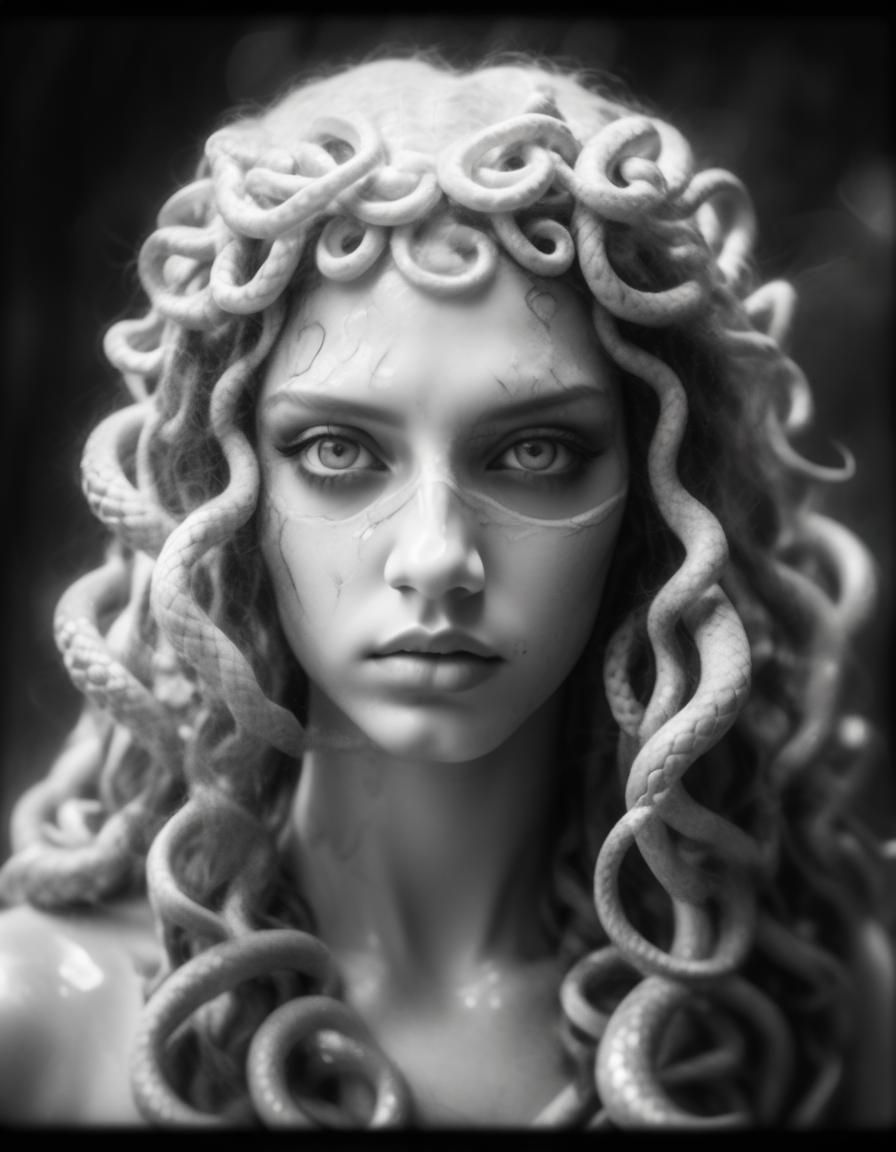 Young Medusa V - AI Generated Artwork - NightCafe Creator