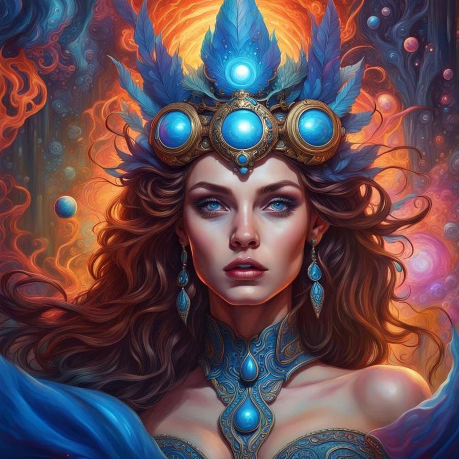 Beautiful Goddess Princess - AI Generated Artwork - NightCafe Creator