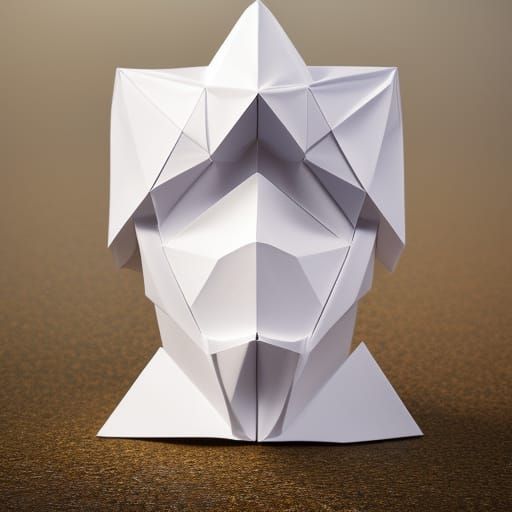 Origami person, paper folding, paper sculpture, Origami paper folds ...
