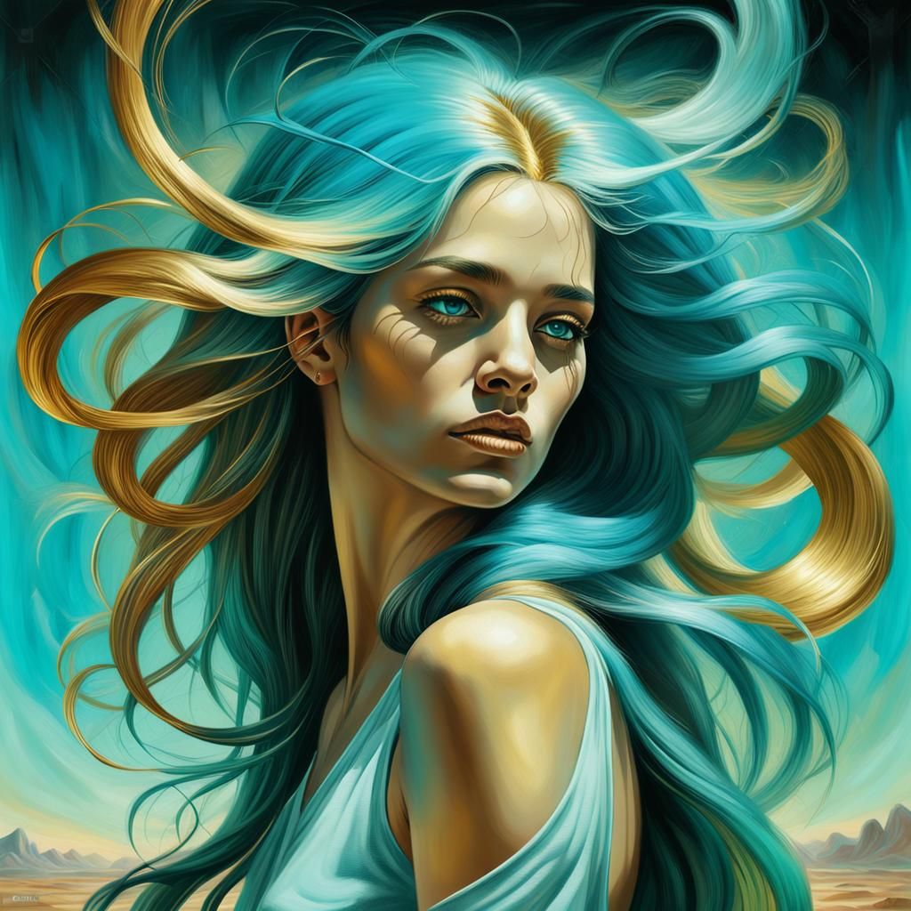 Turquoise - AI Generated Artwork - NightCafe Creator