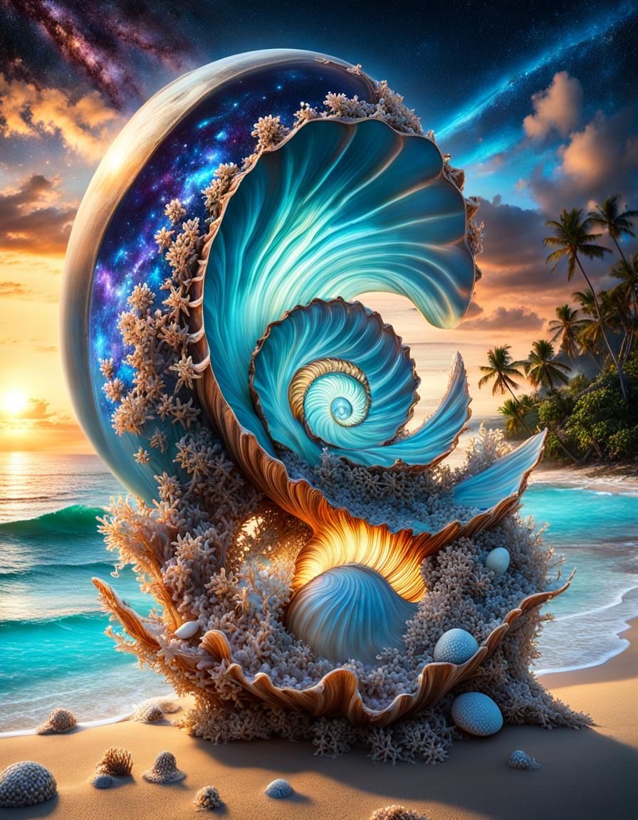 Shell fantasy - AI Generated Artwork - NightCafe Creator