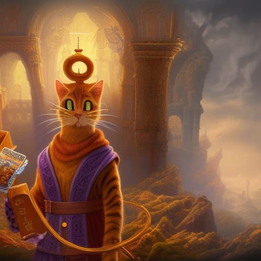 A cat prophet - AI Generated Artwork - NightCafe Creator