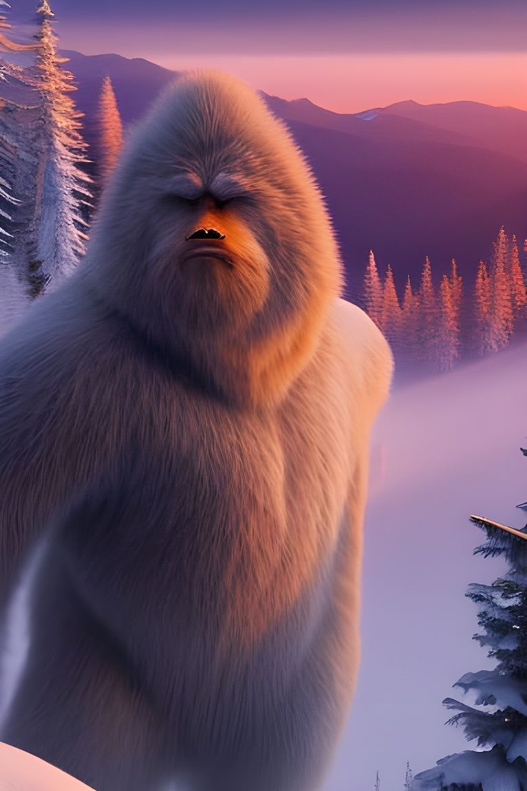 Offended Yeti - AI Generated Artwork - NightCafe Creator