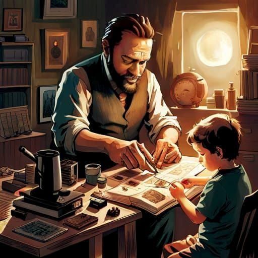 Fathers Day - AI Generated Artwork - NightCafe Creator