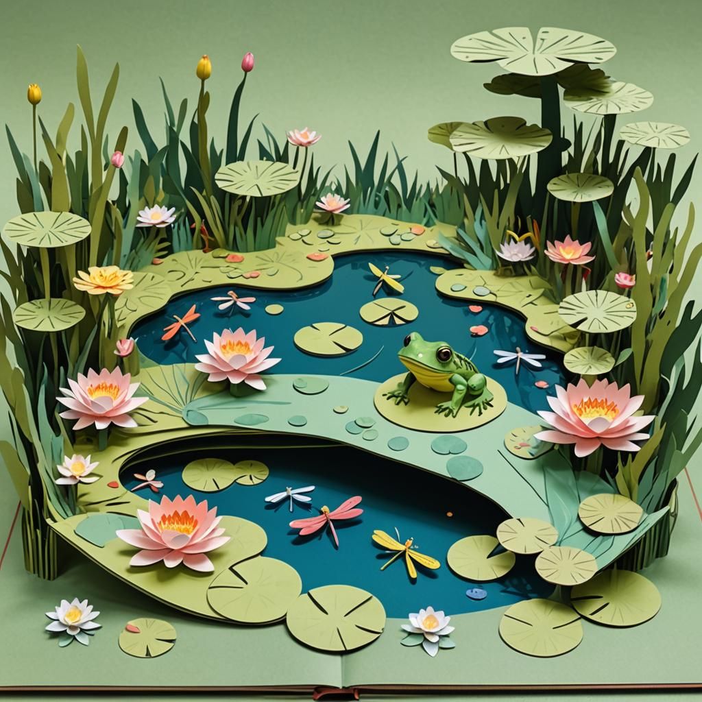 Pop-up book 19 - AI Generated Artwork - NightCafe Creator