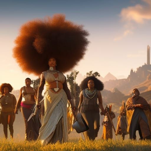 Ancestors walk with us - AI Generated Artwork - NightCafe Creator