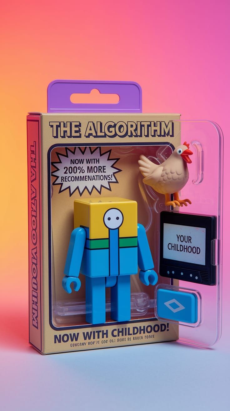 **A parody figure called "The Algorithm"