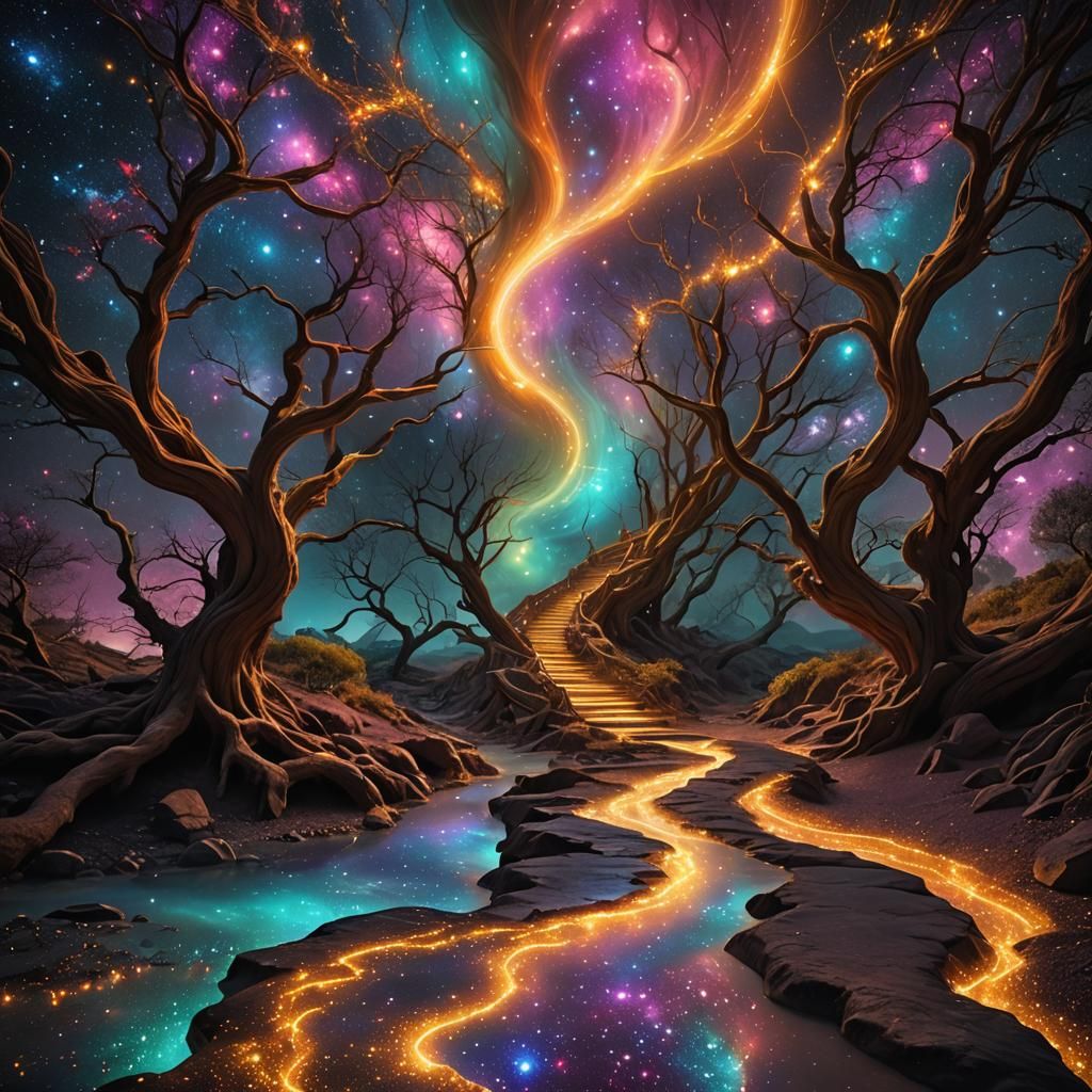 Pathway to Dream Realm - AI Generated Artwork - NightCafe Creator