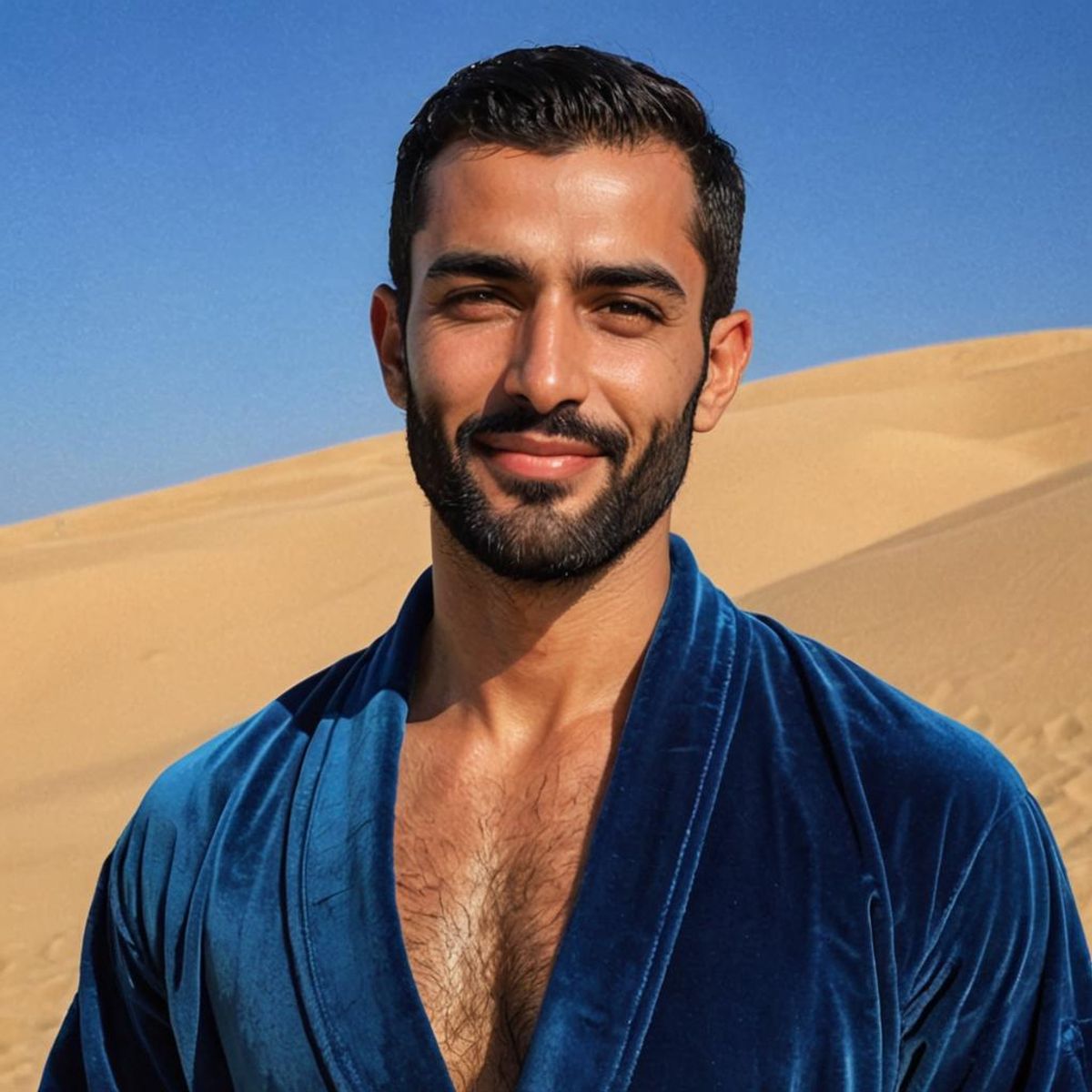 Son of the desert: Hisham, a lovely Libyan Arab with black hair and ...