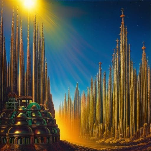 Strange Monuments - AI Generated Artwork - NightCafe Creator