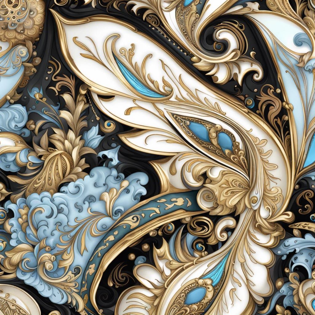 Floral Pattern - AI Generated Artwork - NightCafe Creator