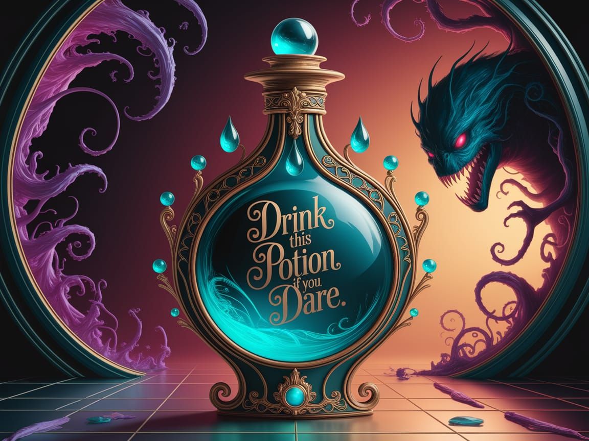 Potions with Funny Labels - Potions with Funny Labels