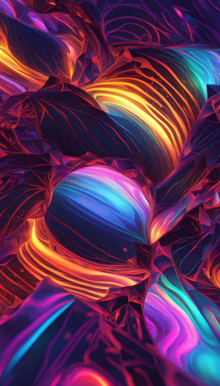 In a Quantum Universe of Vibrating Particles, Quan... - AI Art