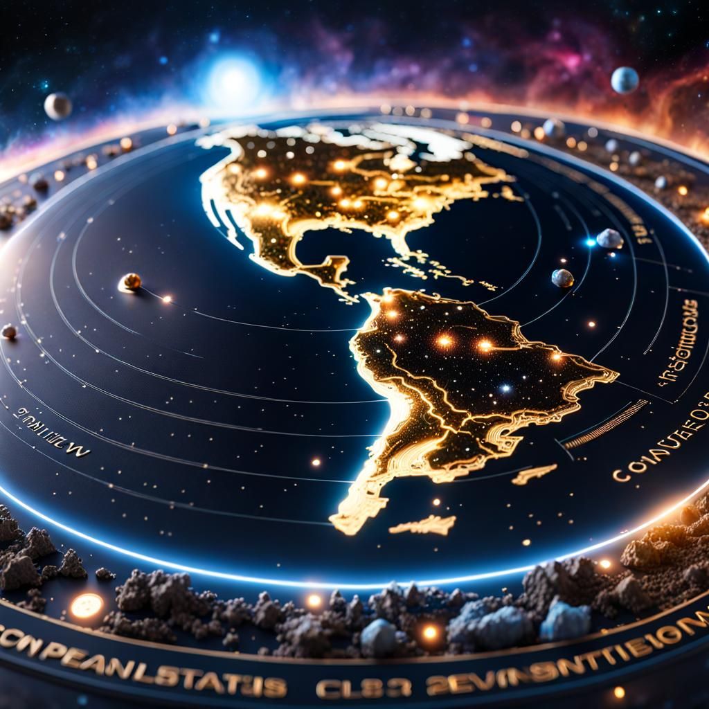 galactic map - AI Generated Artwork - NightCafe Creator