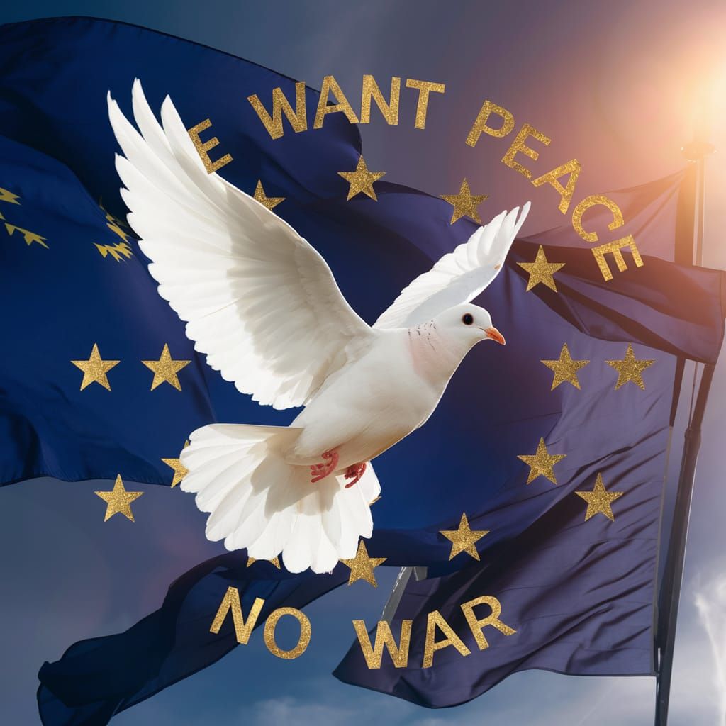 "We want Peace" and "No War" in 🕊 - AI Generated Artwork - NightCafe ...