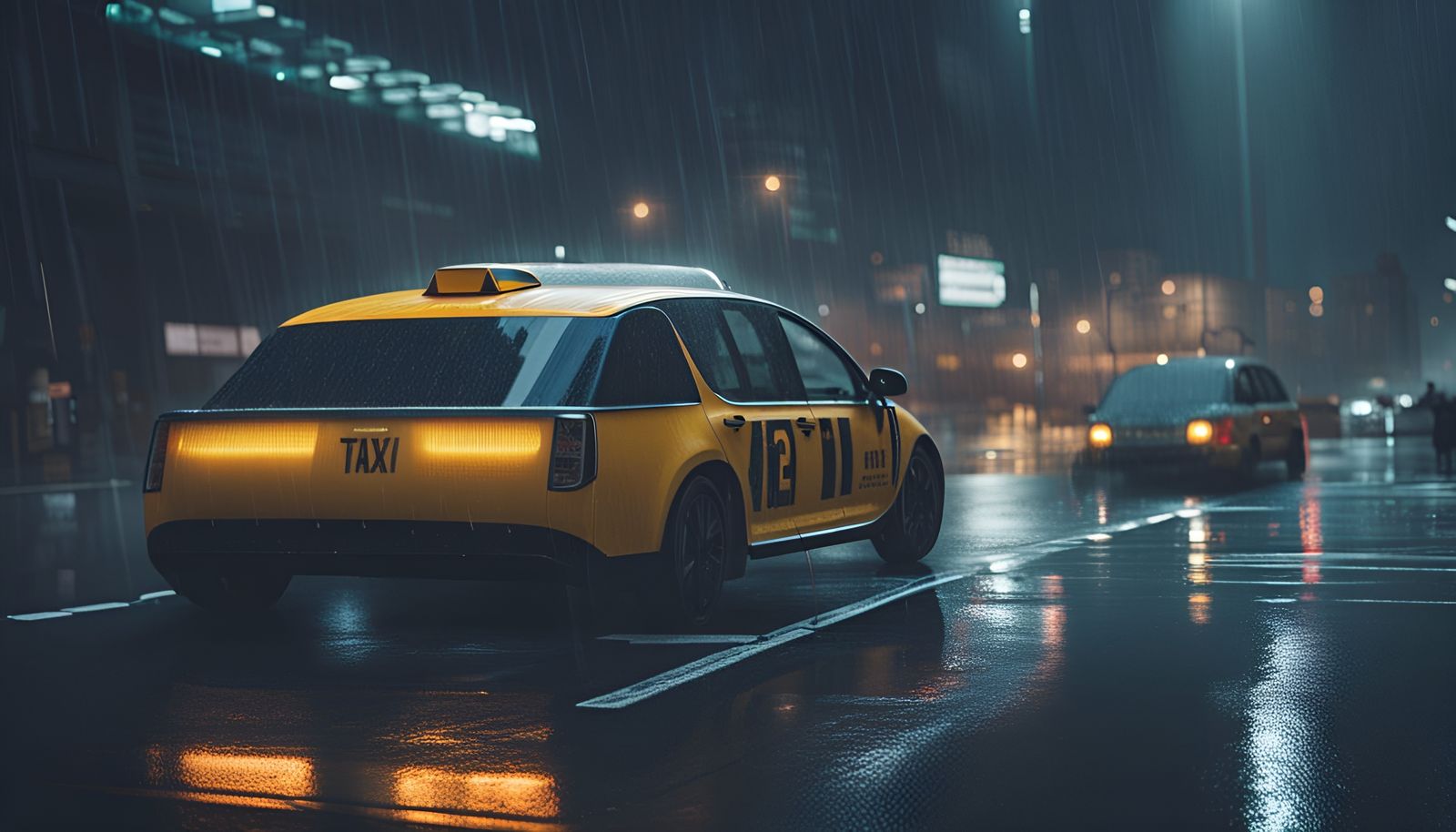 Futuristic taxi-cab - AI Generated Artwork - NightCafe Creator