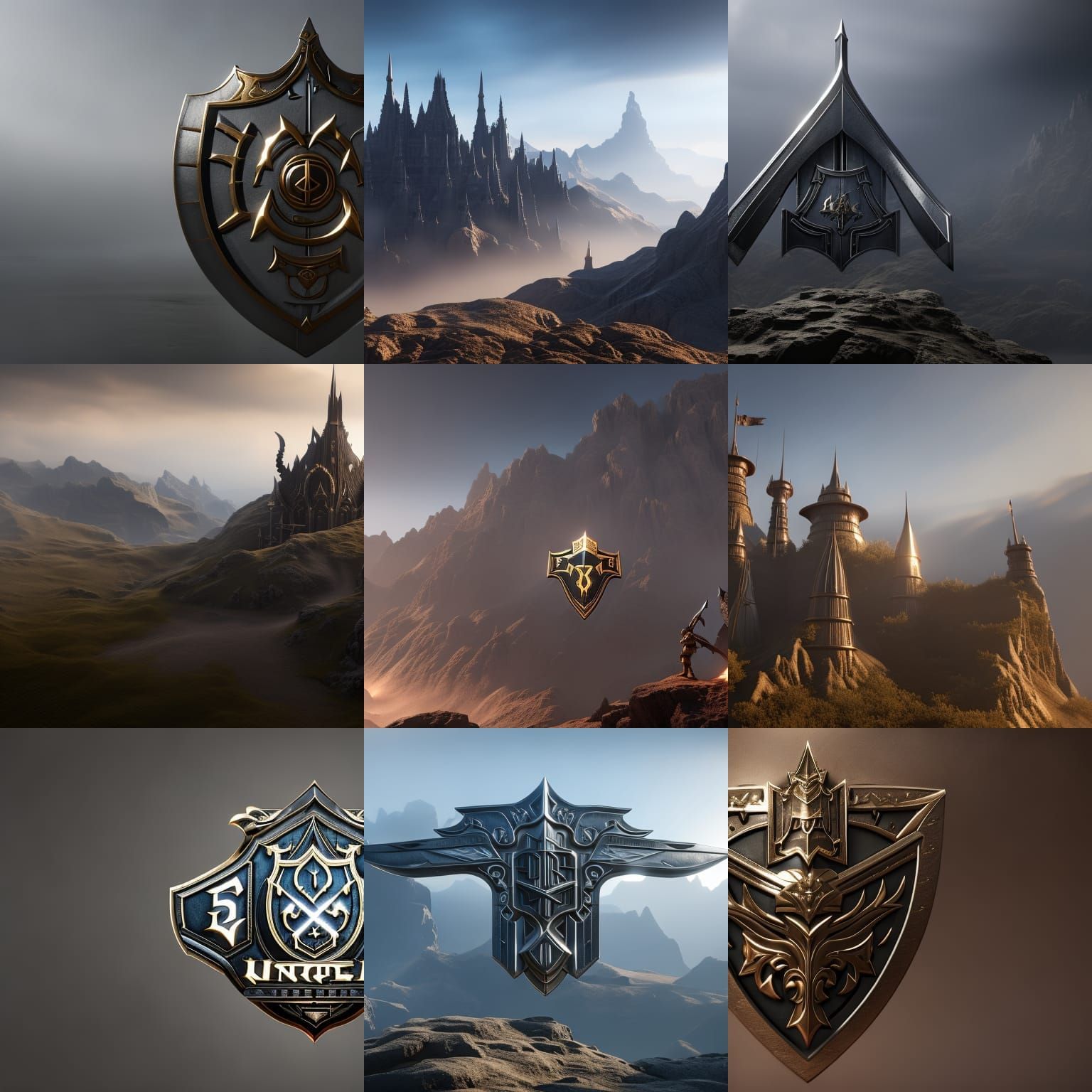 detailed fantasy symbols and scenery - AI Generated Artwork - NightCafe ...