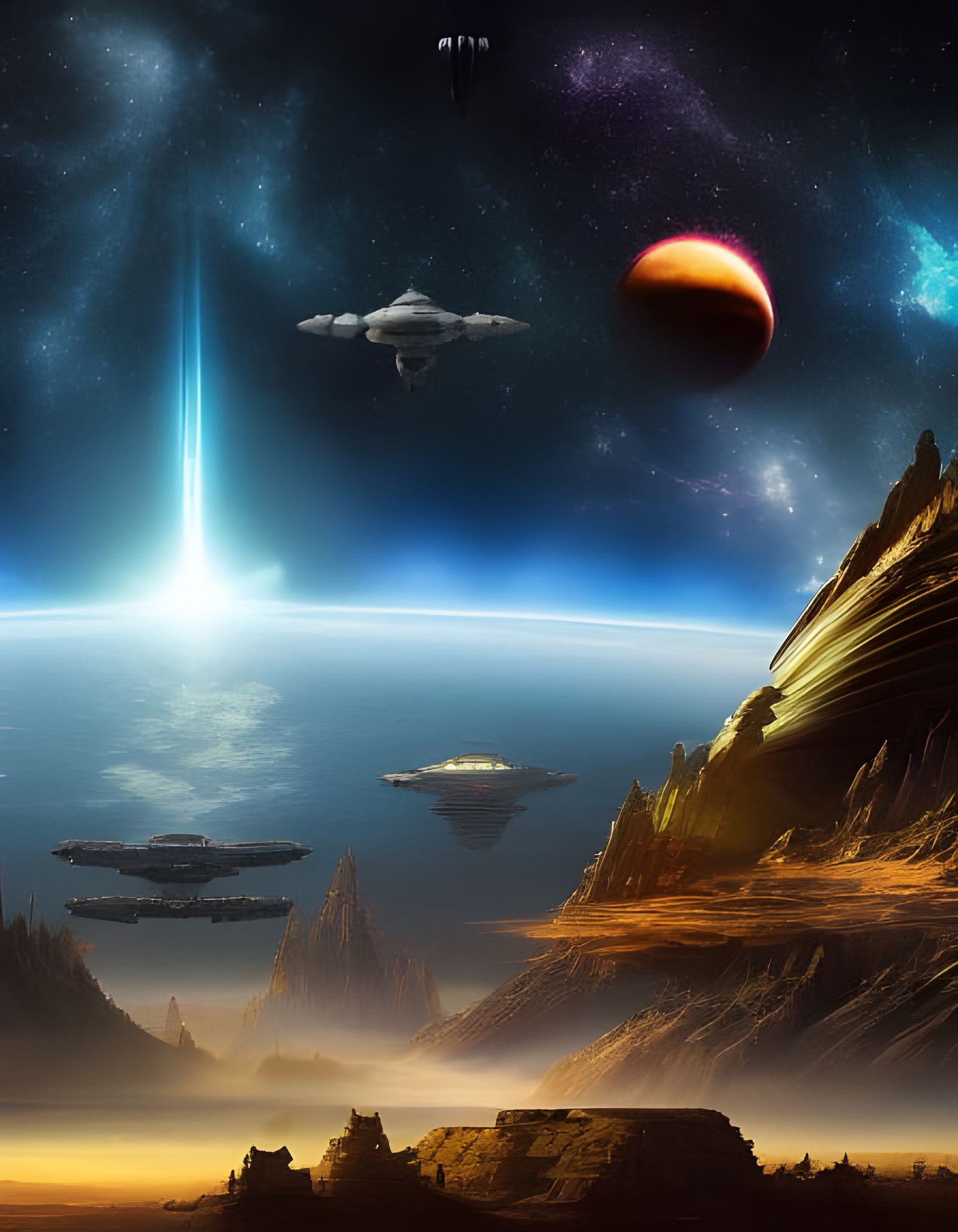 On alien soil III - The day of revenge. - AI Generated Artwork ...
