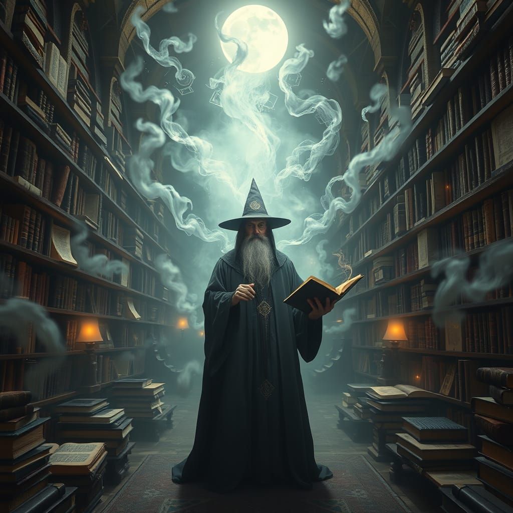 Ah, Came For Your Studies? - Mystical Wizard in an Ethereal ...