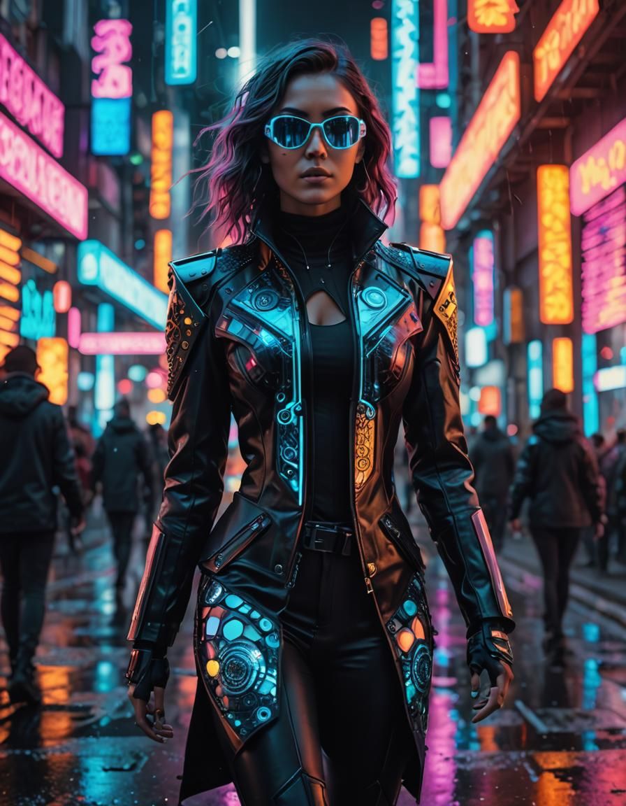 Razorgirl - AI Generated Artwork - NightCafe Creator