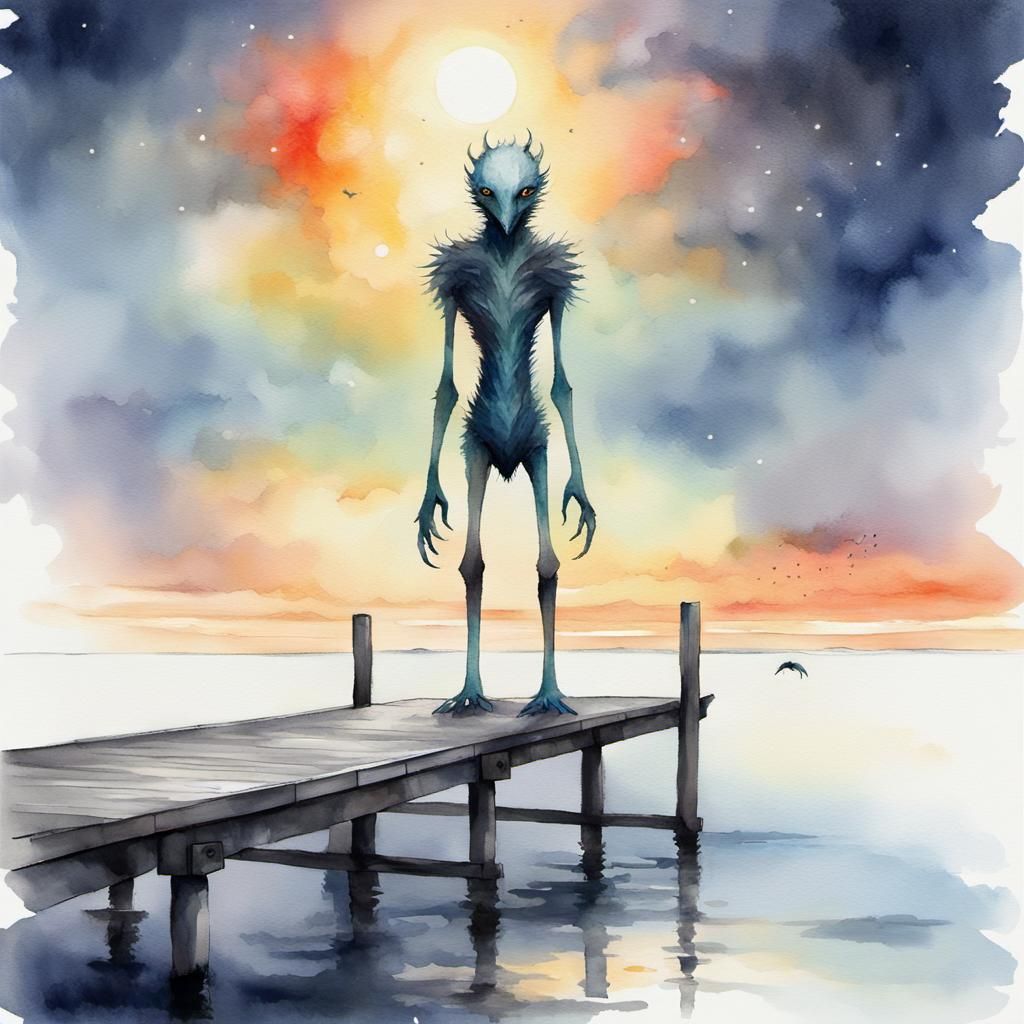 The Water Nixie - AI Generated Artwork - NightCafe Creator