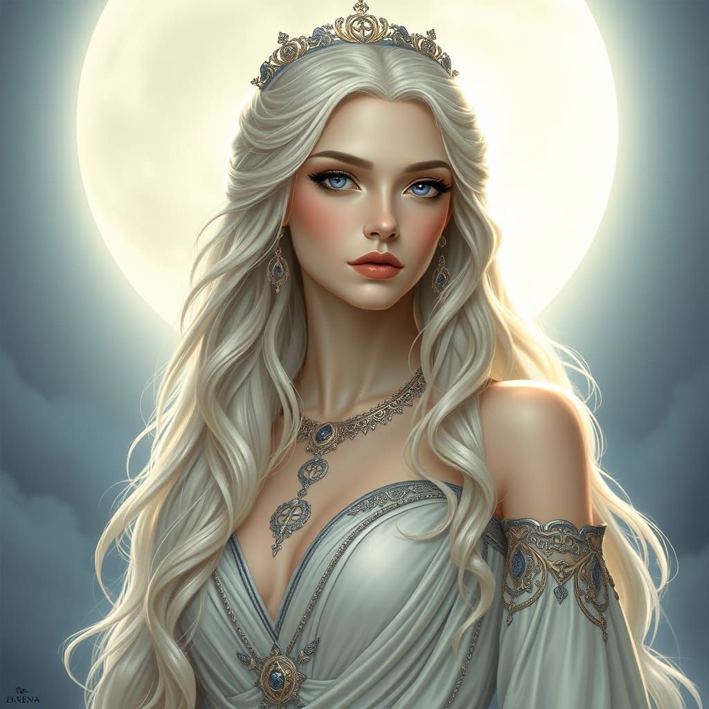 Goddess of Valyrian Heirs in Ethereal Beauty - AI Art