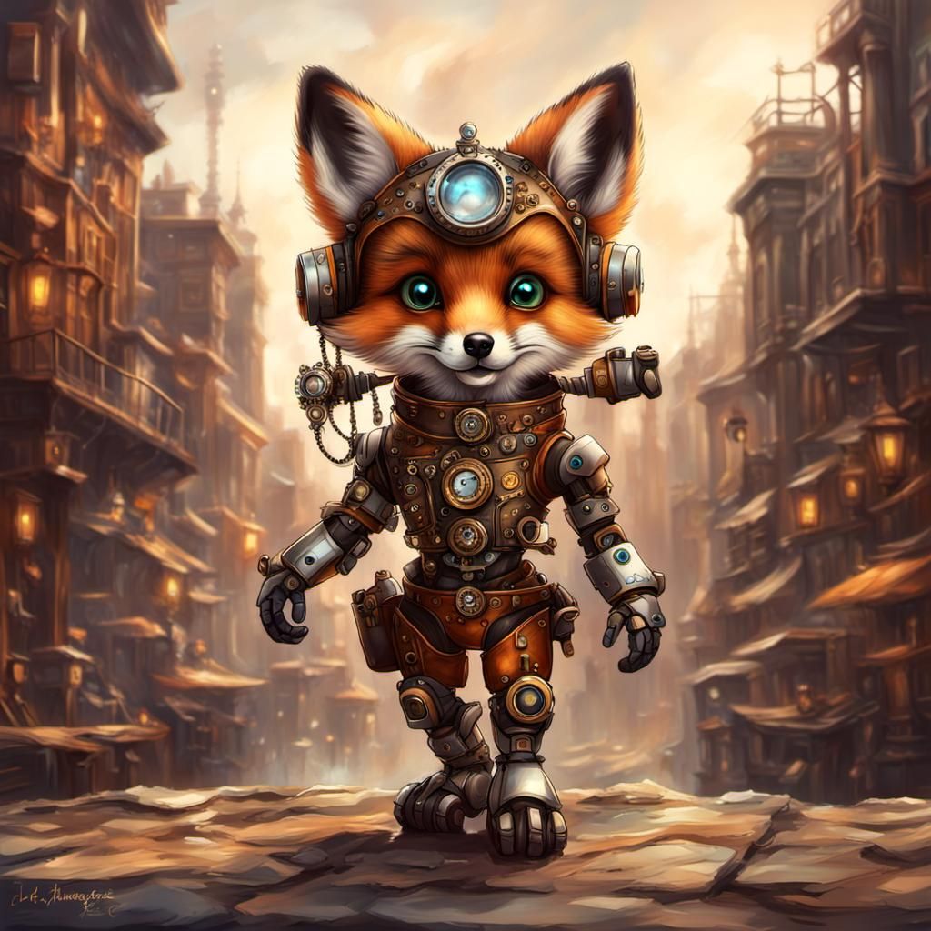 Funky Fox - AI Generated Artwork - NightCafe Creator