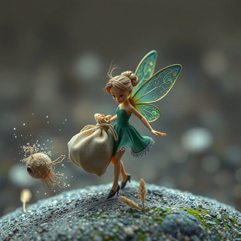 Stardust Fairy - Enchanted Fairy Carries Celestial Cargo in ...
