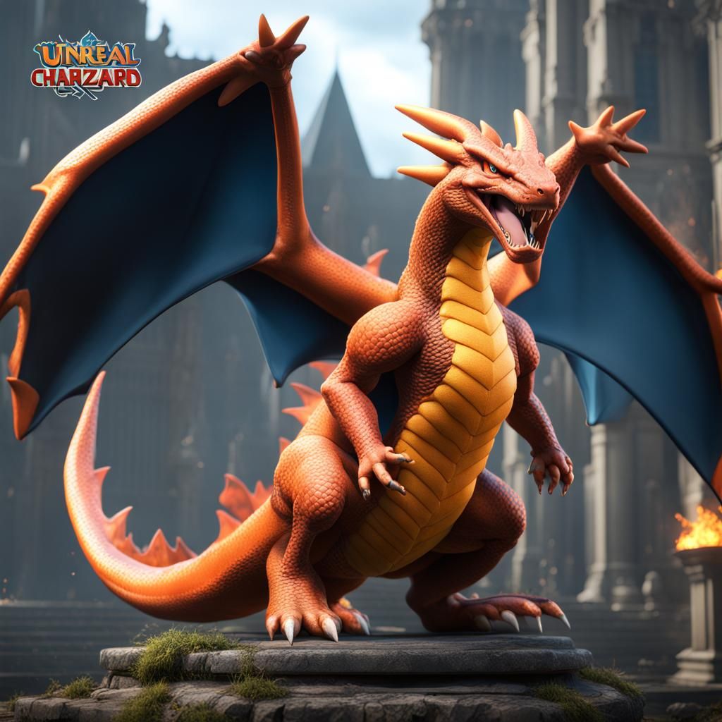 Realistic Charizard - AI Generated Artwork - NightCafe Creator