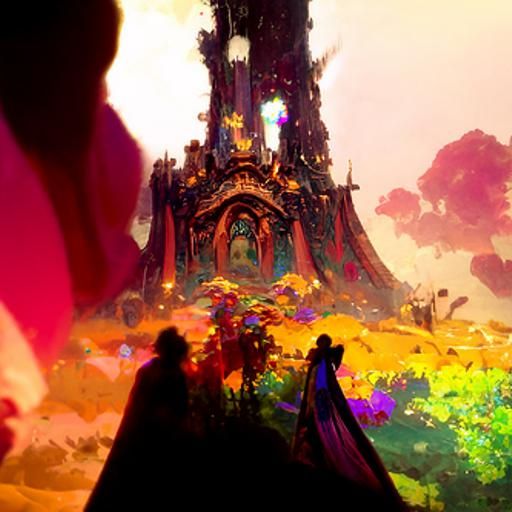 Psychedelic fantasy castle a masterpiece - AI Generated Artwork ...