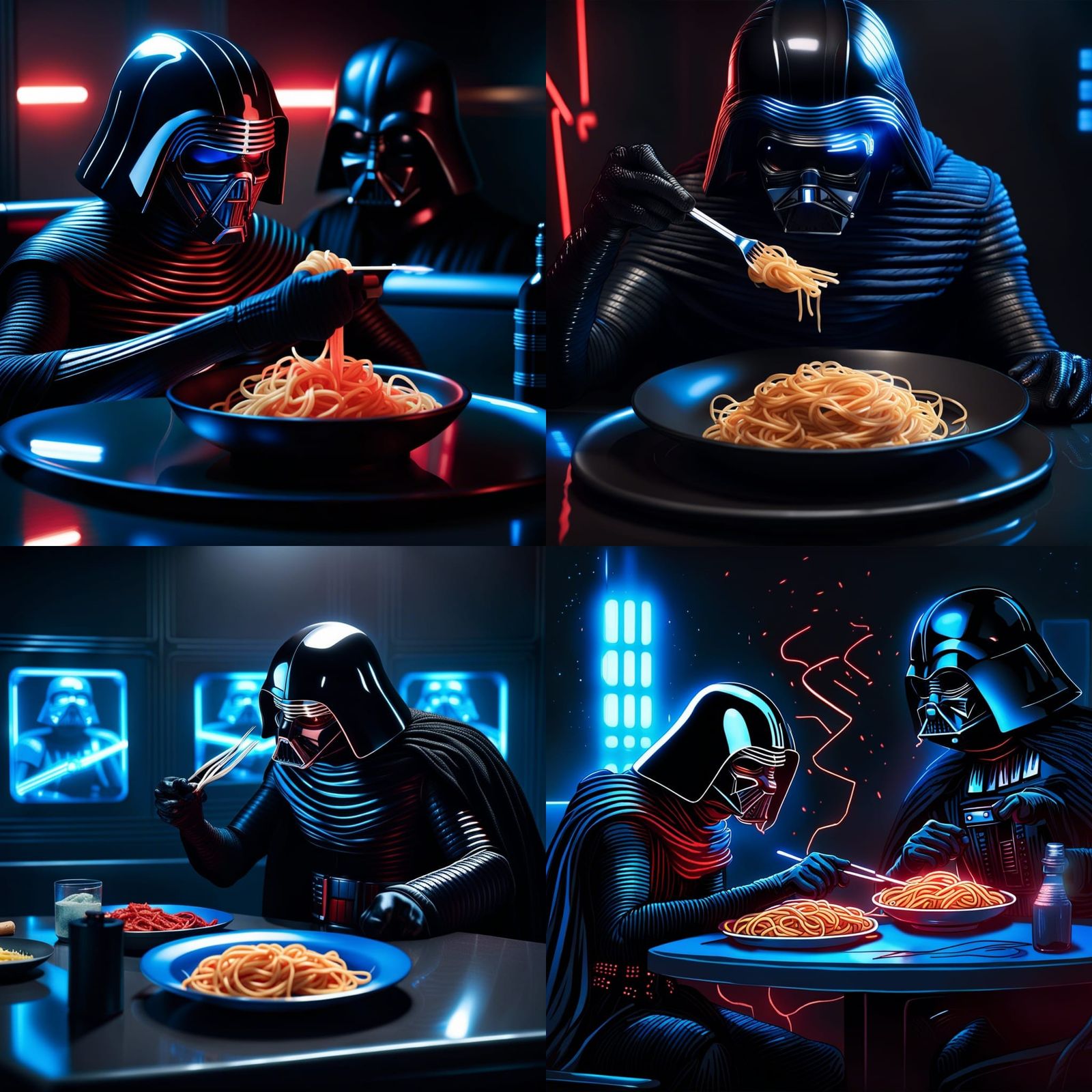 Spaghetti is always good - AI Generated Artwork - NightCafe Creator