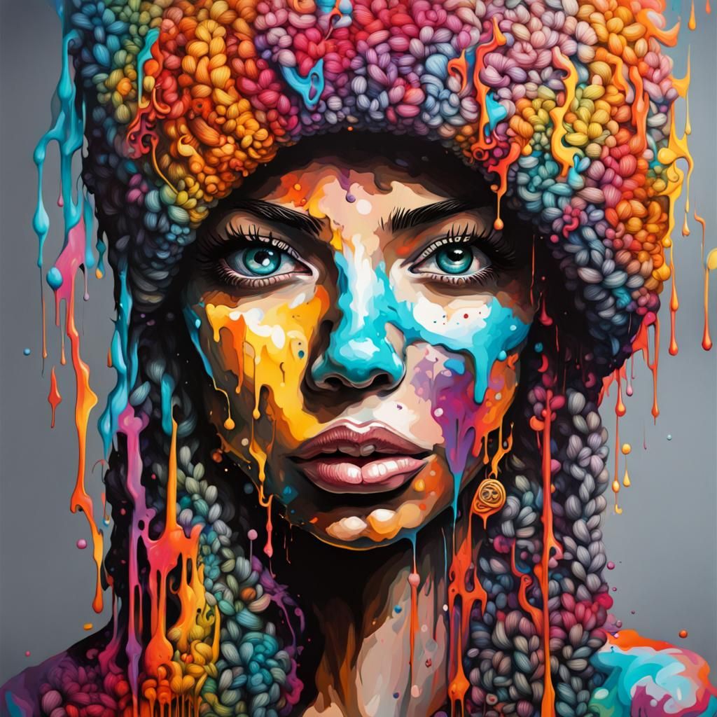 Woman in Colors - AI Generated Artwork - NightCafe Creator