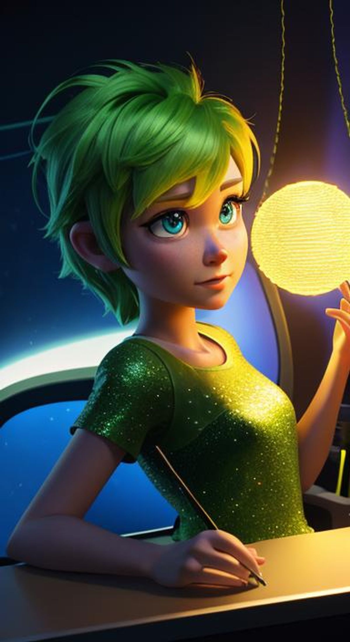 Tinker Bell... as Riley... as Joy? - AI Generated Artwork - NightCafe ...