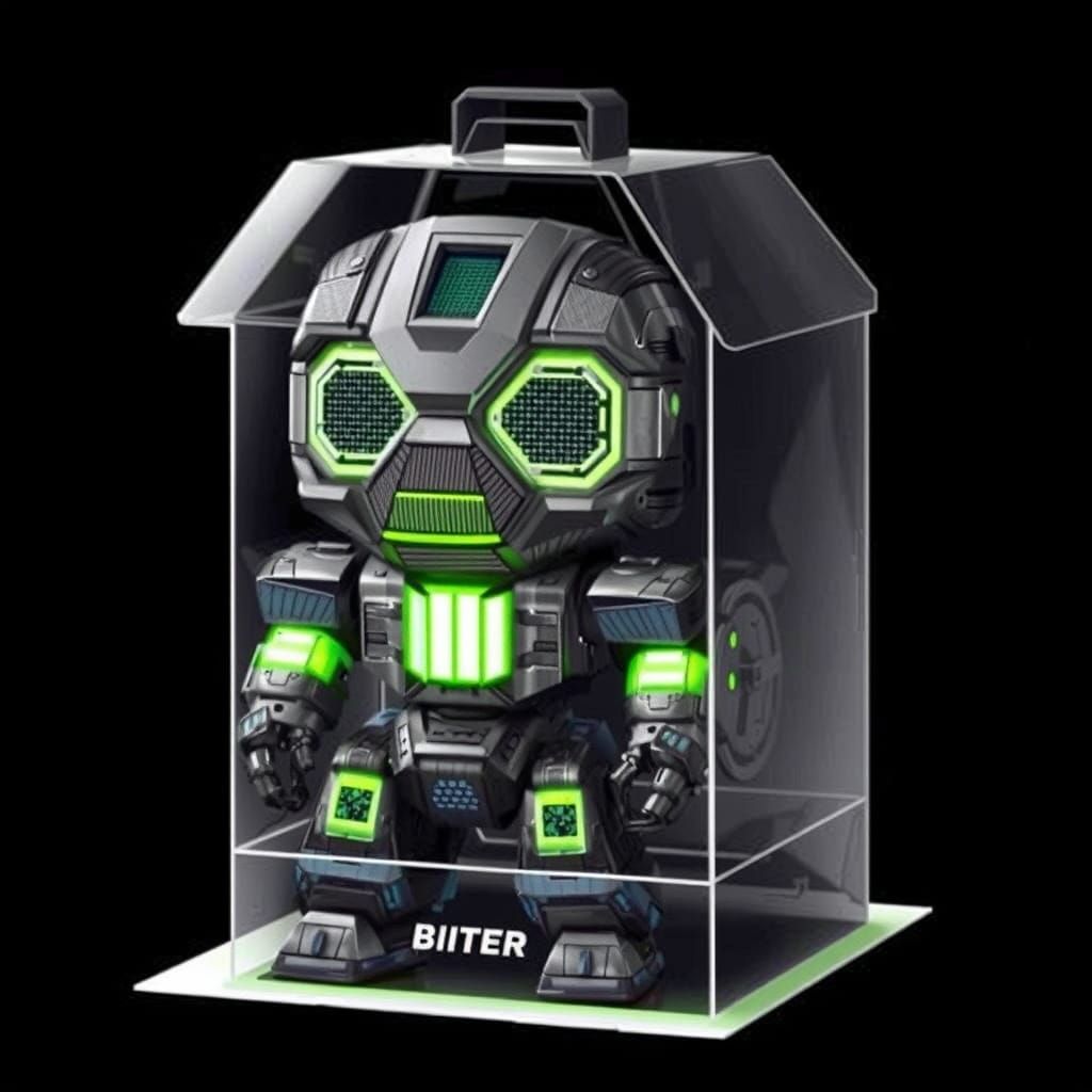 'TOXIC' Robot Figure - collect the set