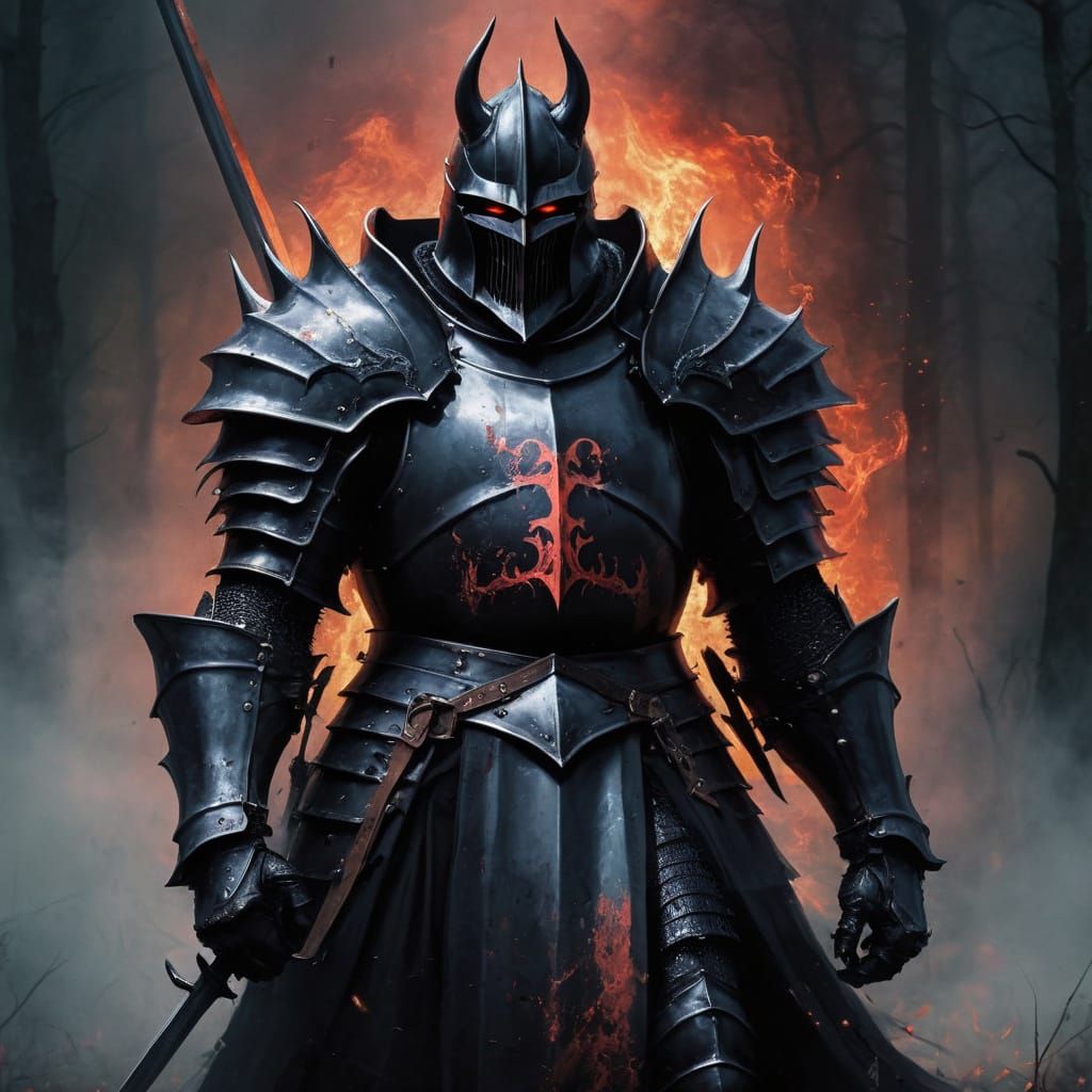 A poster in the style of German Impressionism depicts a menacing ...