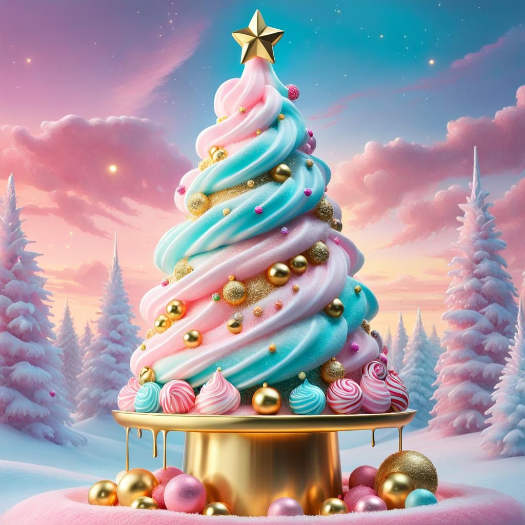 Delicious Christmas tree - AI Generated Artwork - NightCafe Creator