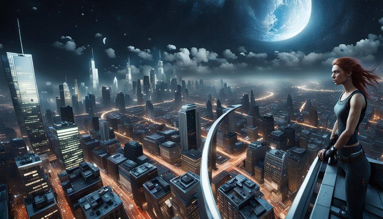 Cityscape - AI Generated Artwork - NightCafe Creator