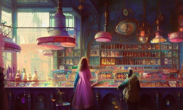 Candy Shop - AI Generated Artwork - NightCafe Creator
