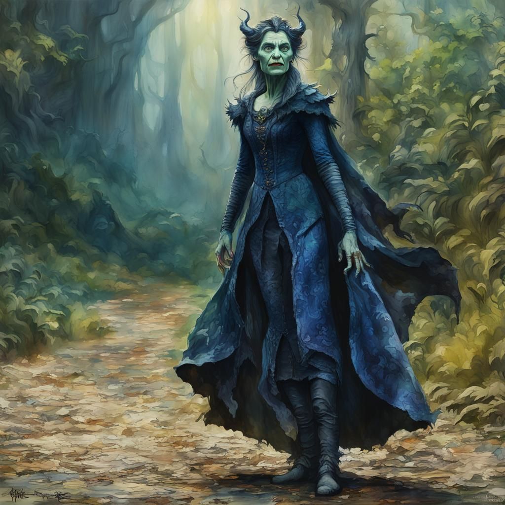 Old haggard witch - AI Generated Artwork - NightCafe Creator