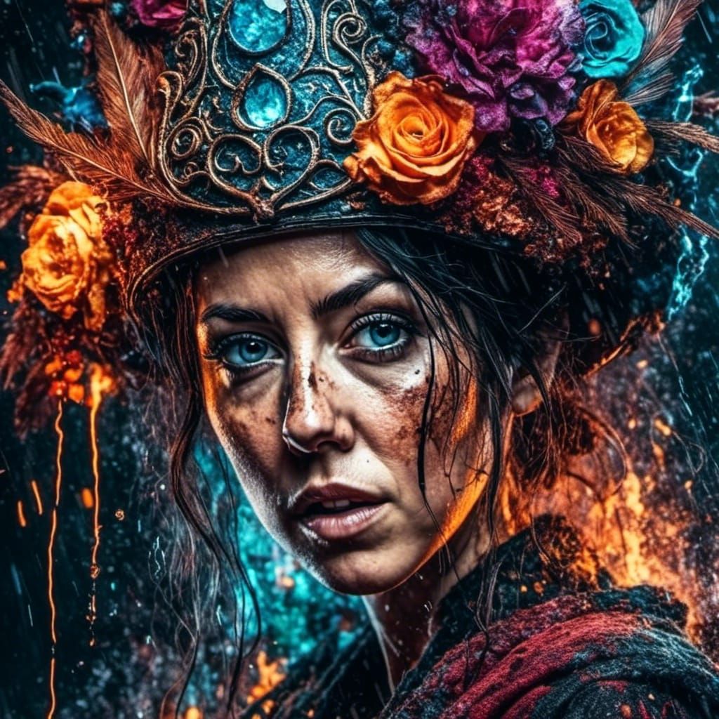 Fire mage - AI Generated Artwork - NightCafe Creator