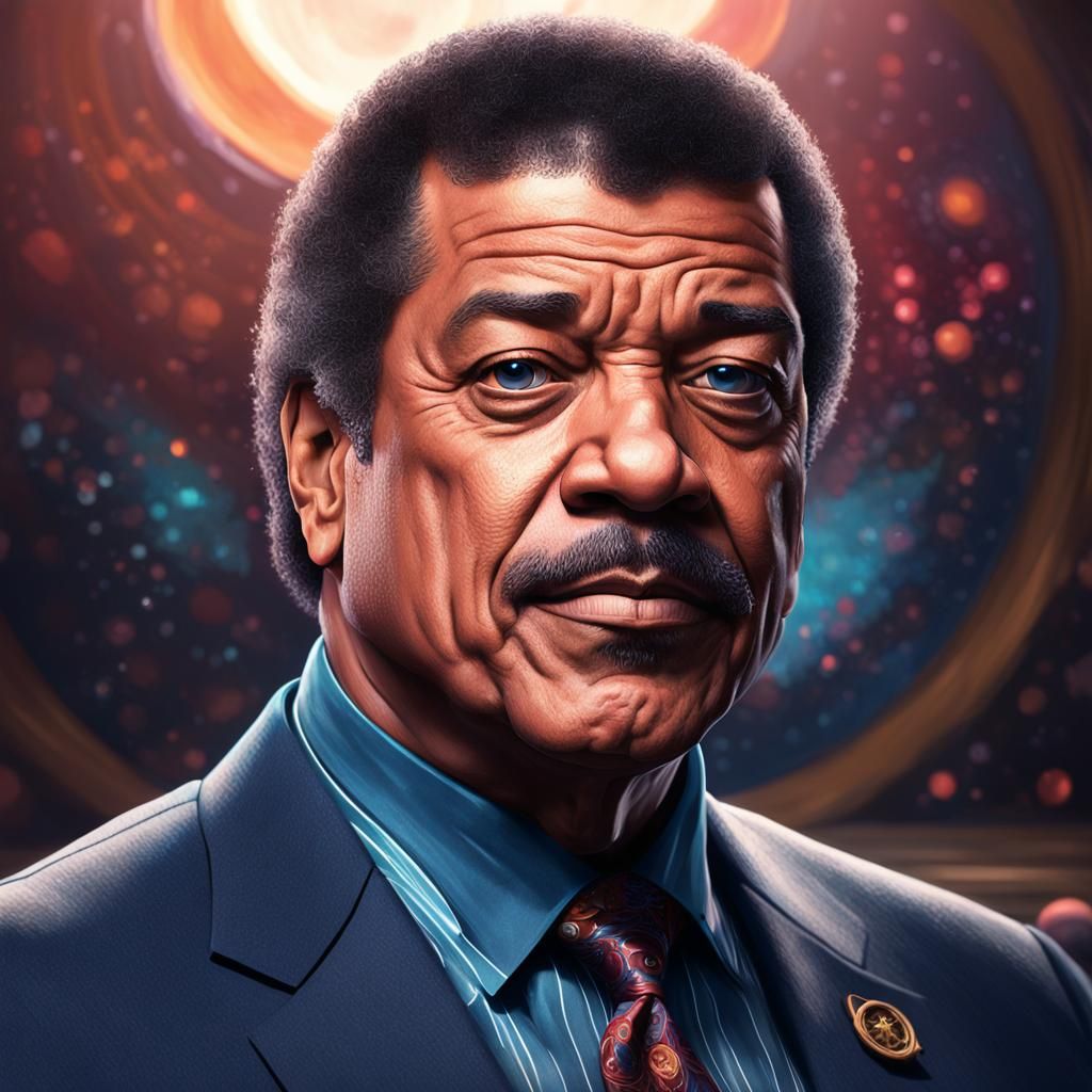 Neil deGrasse Tyson - AI Generated Artwork - NightCafe Creator